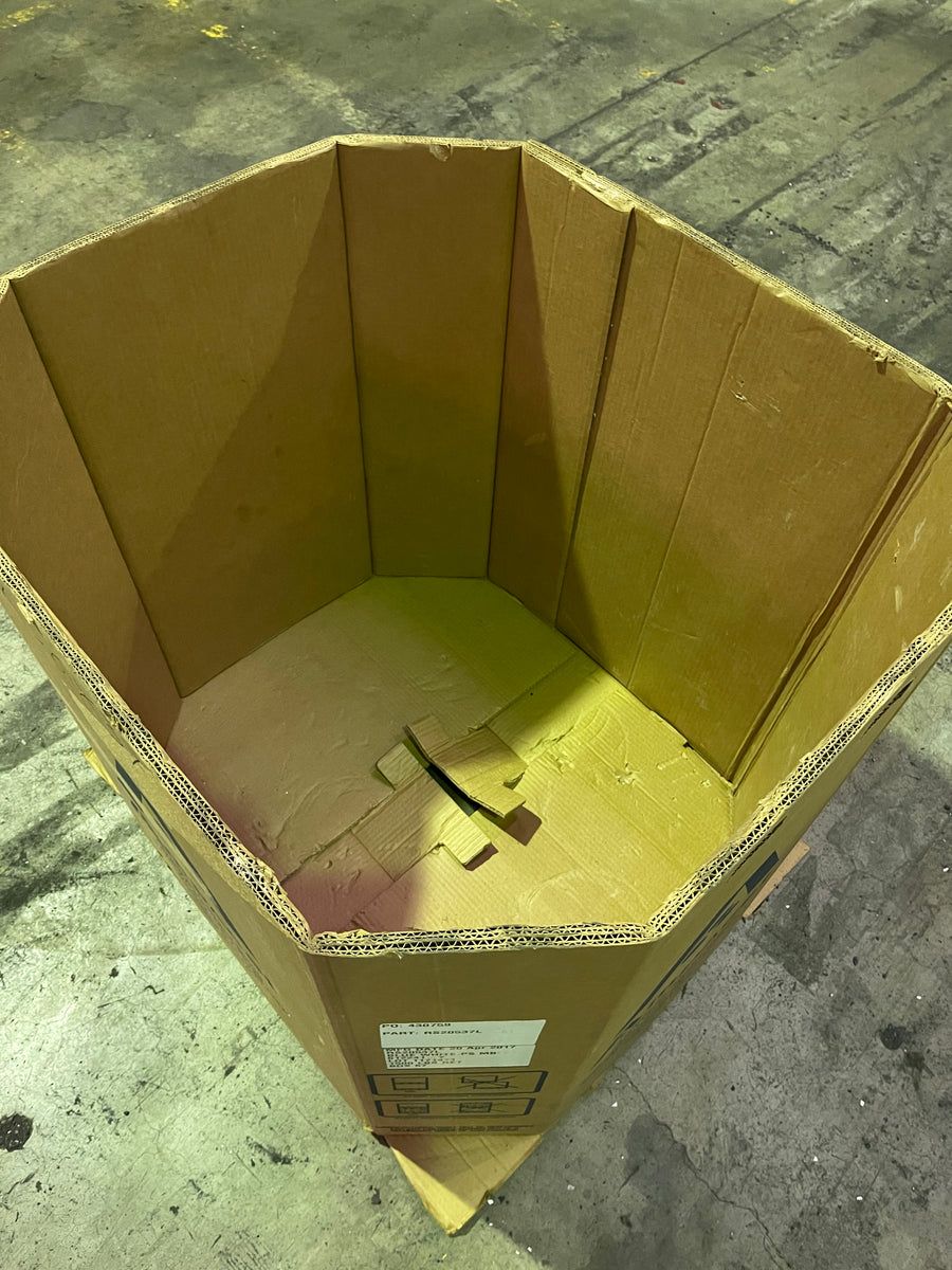 Used 45x36x36 Heavy Duty Octagon Five Wall Gaylord Box , Shipping Box ...