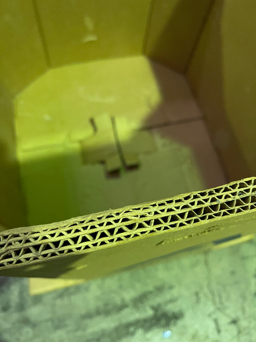 Used 45x36x36 Heavy Duty Octagon Five Wall Gaylord Box , Shipping Box ...