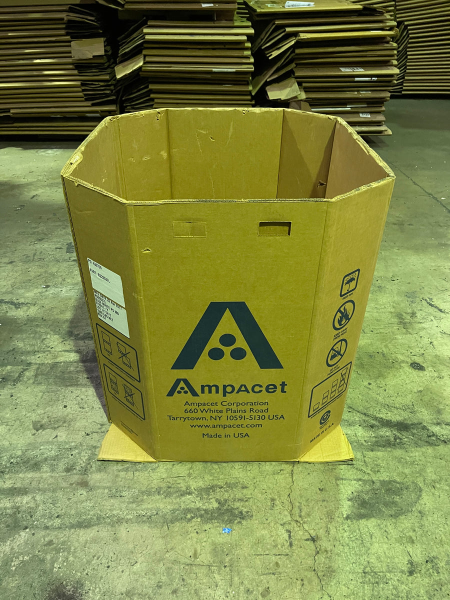 Used 45x36x36 Heavy Duty Octagon Five Wall Gaylord Box , Shipping Box ...