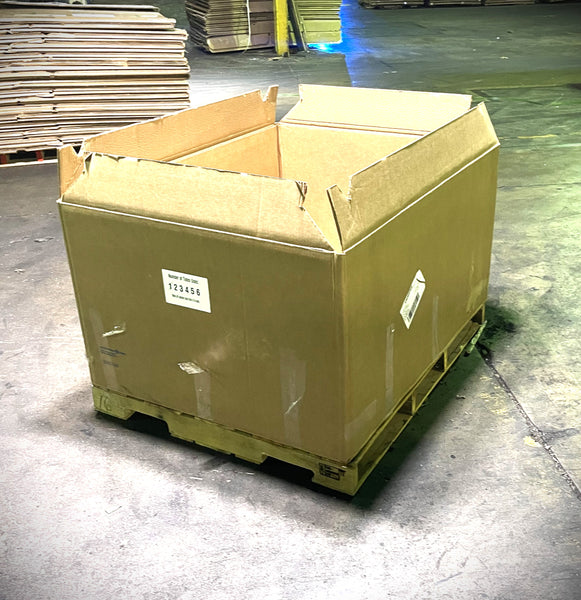 Used 48x40x24 Triple Wall Full Bottom Rectangular Gaylord Box , Shippi ...