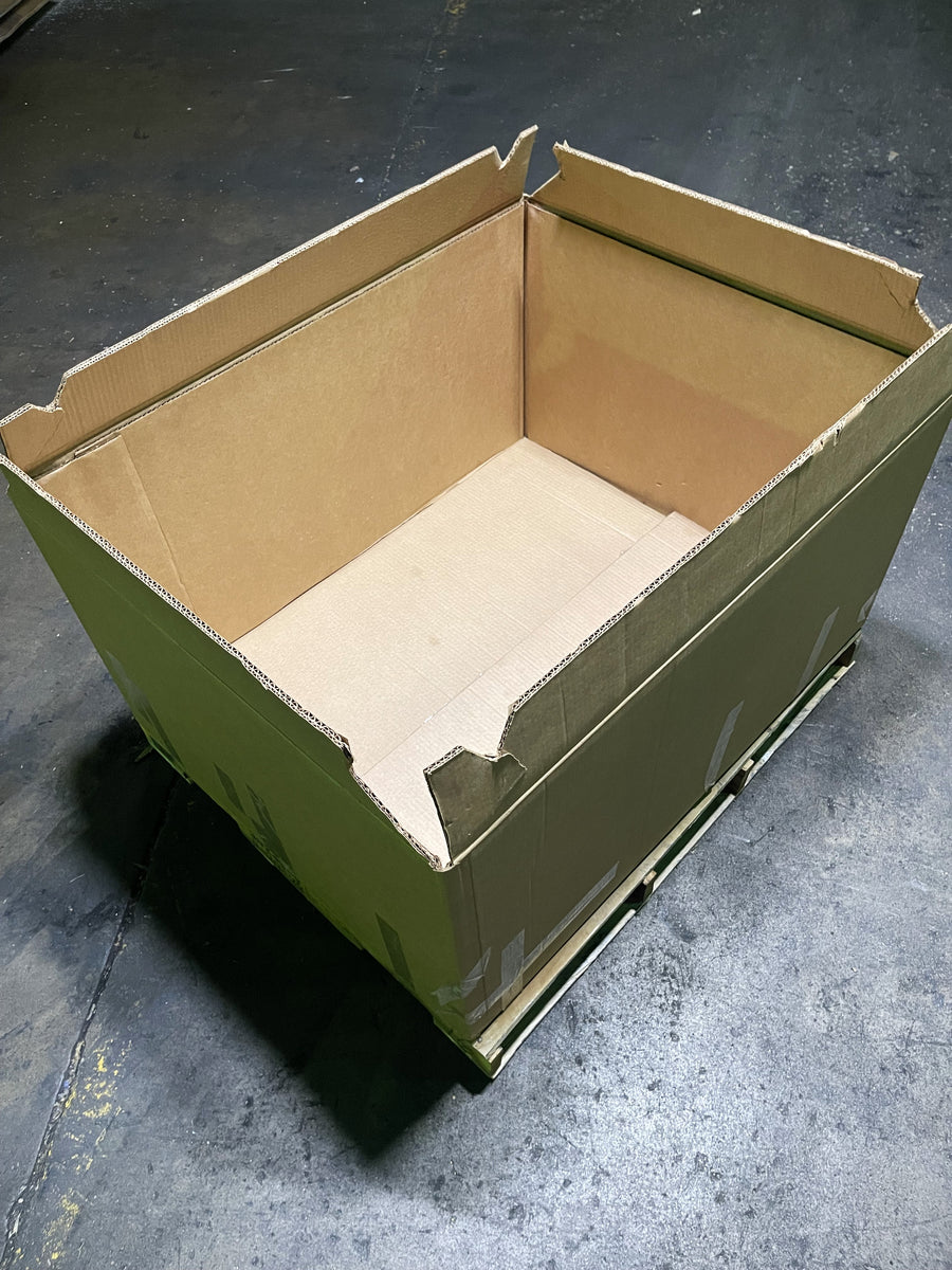 Used 48x40x24 Triple Wall Full Bottom Rectangular Gaylord Box , Shippi ...