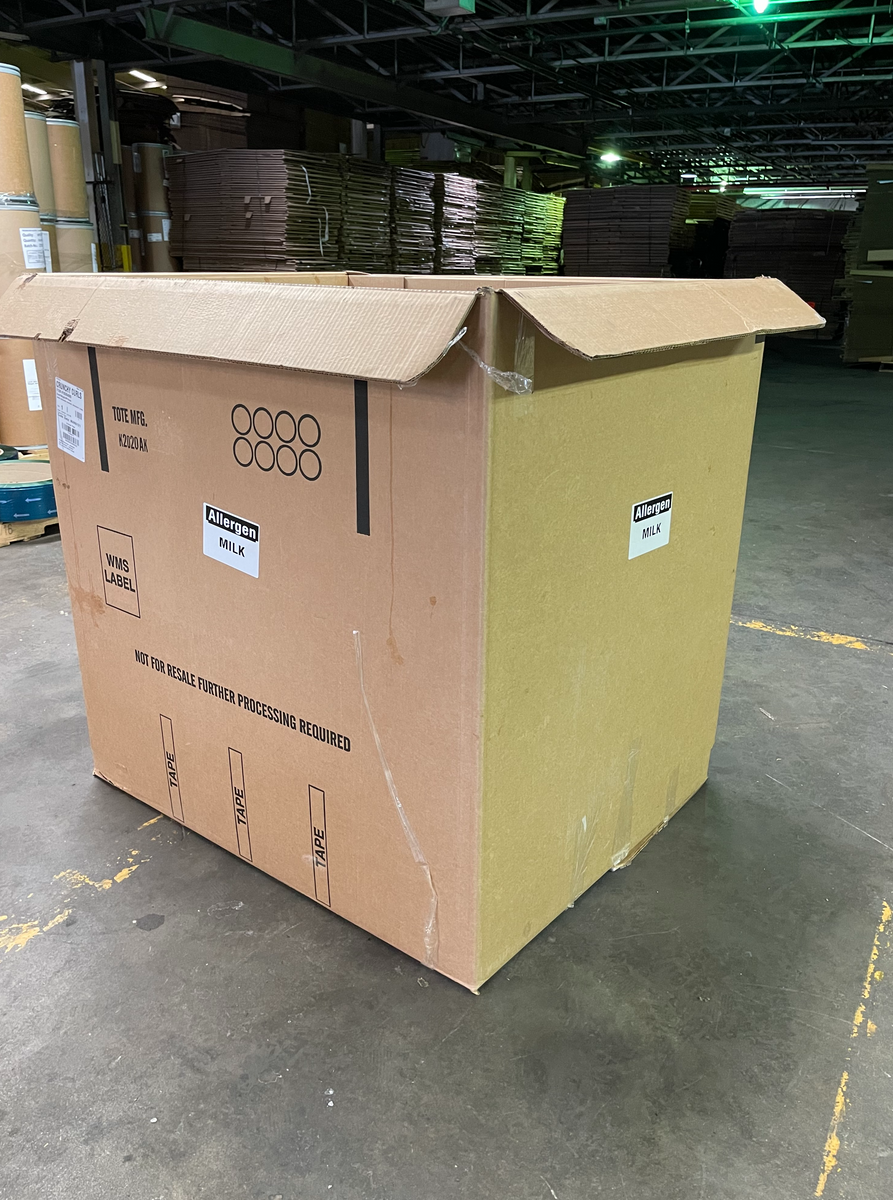 Used 48x40x46 Heavy Duty Triple Wall Gaylord Box , Shipping Box,Pallet ...