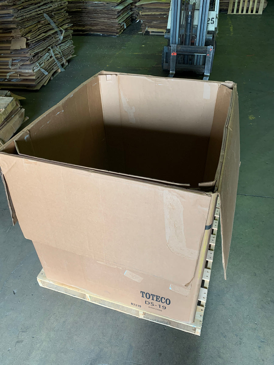 Used 48x40x41 HPT Heavy Duty Six Wall Gaylord Box , Shipping Box, Pall ...