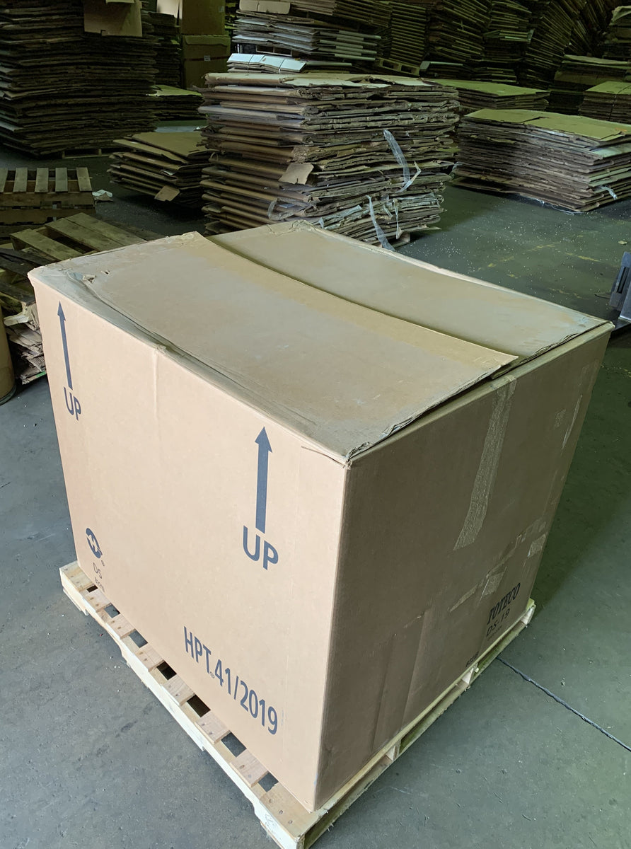 Used 48x40x41 HPT Heavy Duty Six Wall Gaylord Box , Shipping Box, Pall ...